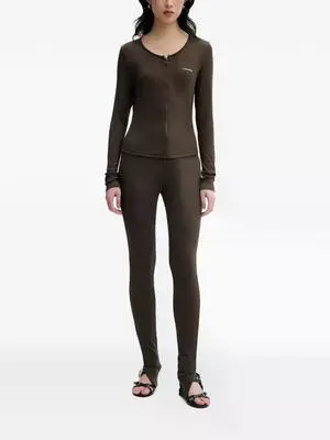 LA MANIA Betsy Ribbed-knit Leggings