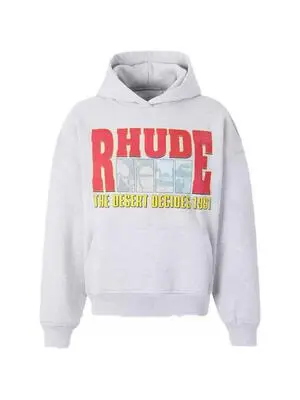 Rhude Graphic-print Hoodie - Grey