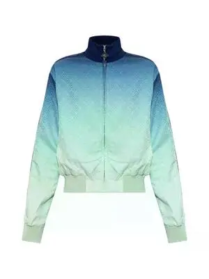 Casablanca Monogram-jacquard Zip-up Sweatshirt