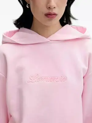 LA MANIA Romina Logo-embroidered Hoodie