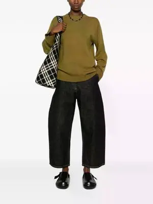 Studio Nicholson Chalco Cropped Wide-leg Jeans