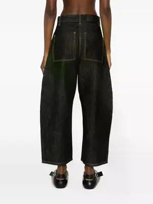 Studio Nicholson Chalco Cropped Wide-leg Jeans