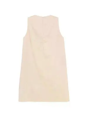 SEMICOUTURE Sheena Sleeveless Mini Dress - Neutrals