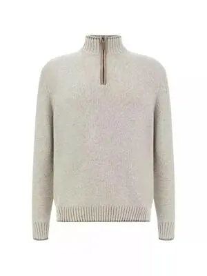 Paul & Shark Half-zip Sweater - Neutrals
