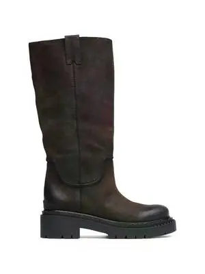 Ash Detroit Leather Knee-high Boots - Brown