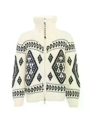 FRANTIC Everest Intarsia-knit Cardigan