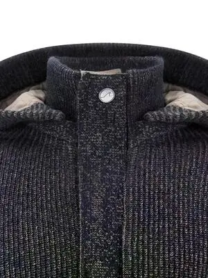 Paul & Shark Ribbed-knit Zip-up Sweatshirt
