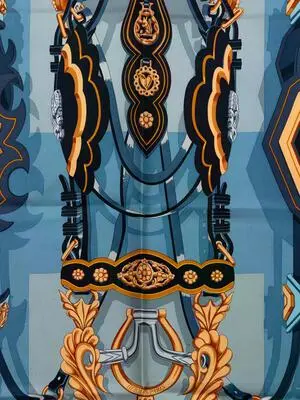 Hermès 2000-2026 Brides Et Destin Silk Scarf 90 Scarves
