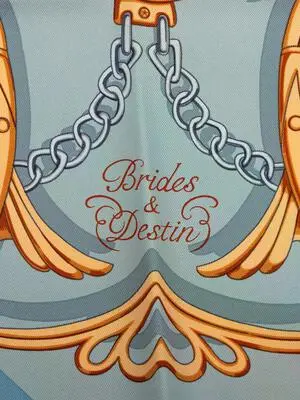 Hermès 2000-2026 Brides Et Destin Silk Scarf 90 Scarves