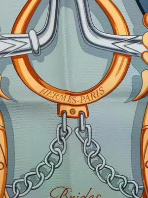 Hermès 2000-2026 Brides Et Destin Silk Scarf 90 Scarves