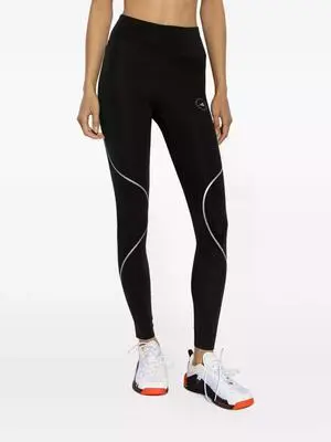Adidas By Stella McCartney Logo-print Panelled Leggings