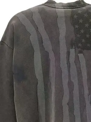 REPRESENT Flag Distressed Sweatshirt