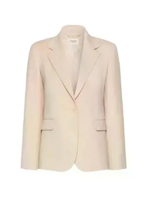 Max Mara Single-breasted Notched-lapel Blazer - Neutrals
