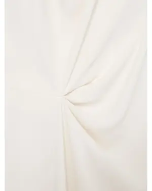 REISS Dorota Draped Dipped Hem Dress