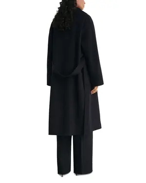 REISS Marina Wool Blend Double Breasted Coat