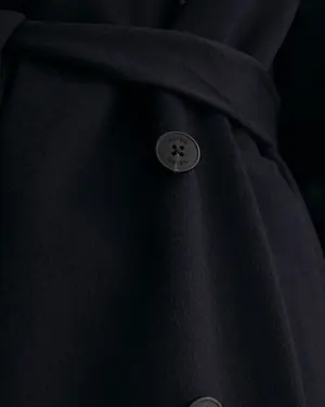REISS Marina Wool Blend Double Breasted Coat
