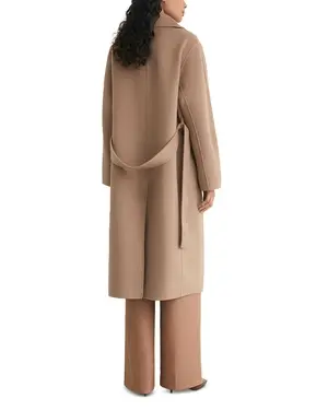 REISS Marina Wool Blend Double Breasted Coat