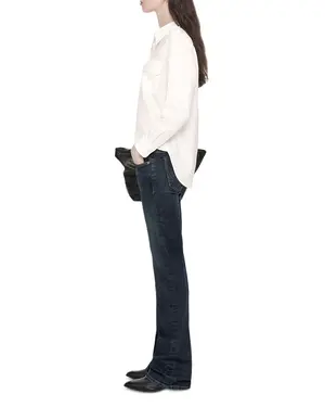ALLSAINTS Maven Cotton Relaxed Shirt - White