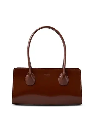 LIÉ STUDIO Lou Calf Hair Shoulder Bag Brown