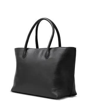 LIÉ STUDIO Grace Leather Tote - Black