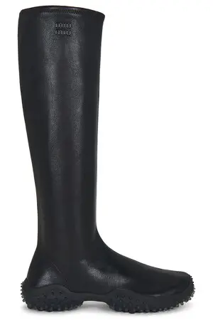 Miu Miu Nappa Stretch Bubble Boot In Black - Nero