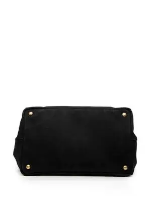 Prada 2013-2026 Canvas Canapa Logo Tote Satchel