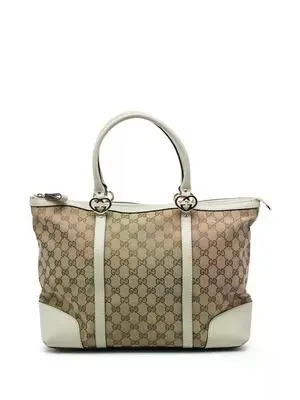 Gucci 2016-2026 Gg Canvas Lovely Tote Bag - Neutrals