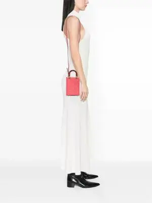 Fendi 2010-2026 Mini Zucca Embossed Leather Sunshine Shopper Tote Satchel
