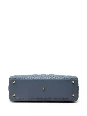 Dior 2019 Large Lambskin Cannage Lady Satchel