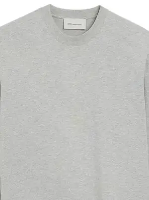 AMI Paris Logo-patch Crew-neck Sweater