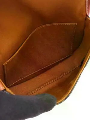 Celine 2015-2026 Mini Triomphe Coated Canvas Besace Crossbody Bag