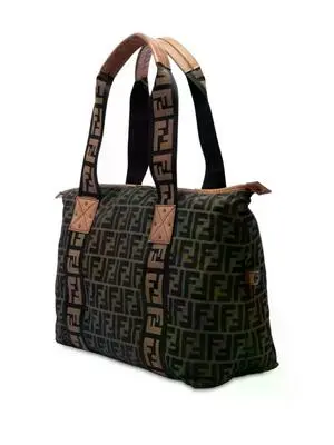 Fendi 2000-2010 Zucca Canvas Ff Tote Bag