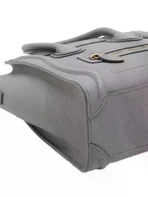 Celine 2010-2026 Nano Leather Luggage Tote Satchel