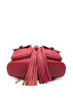 Gucci 2000-2015 Large Calfskin Bamboo Tassel Drawstring Backpack