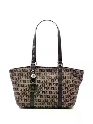 Fendi 2000-2026 Zucchino Canvas Superstar Tote Bag
