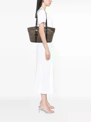 Fendi 2000-2026 Zucchino Canvas Superstar Tote Bag