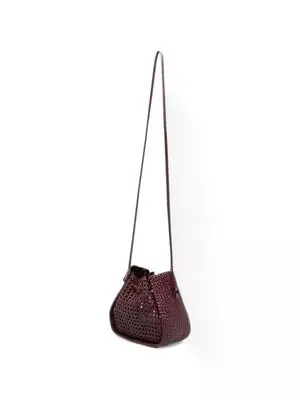 FORTE_FORTE My Pepita Woven Leather Bucket Bag