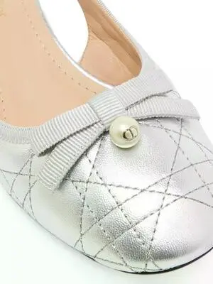Dior Cannage Slingback Flat Pumps
