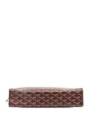 Goyard 2010-2026 Goyardine Jouvence Toiletry Pouch Gm Clutch Bag - Red
