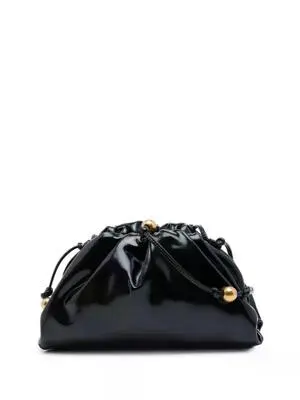Bottega Veneta 2012-2026 Brushed Calfskin The Mini Pouch Crossbody Bag - Black