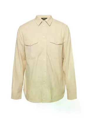 Versace Barocco Jacquard Denim Shirt