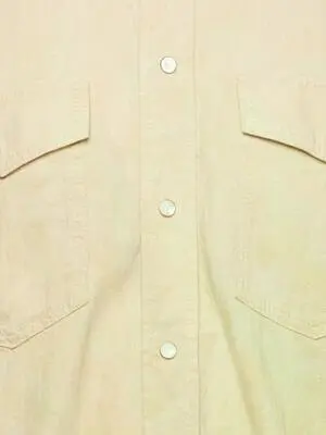 Versace Barocco Jacquard Denim Shirt