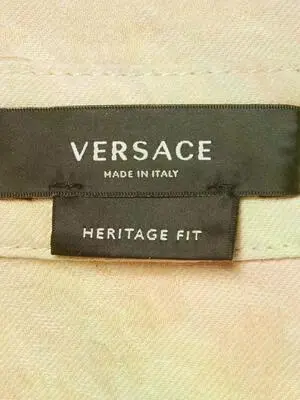 Versace Barocco Jacquard Denim Shirt