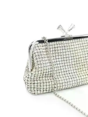 ANYA HINDMARCH Crystal-embellished Tassel-clasp Clutch Bag