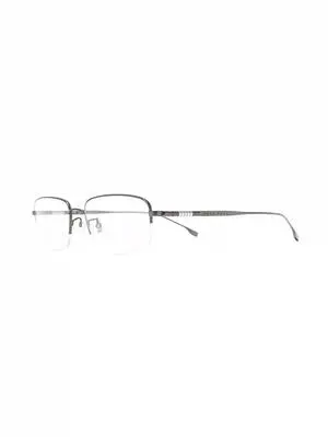 BOSS Rectangle-frame Logo-emed Glasses