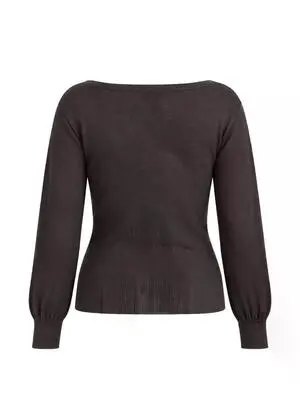 John Galliano Sequin-embellished Wool Sweater