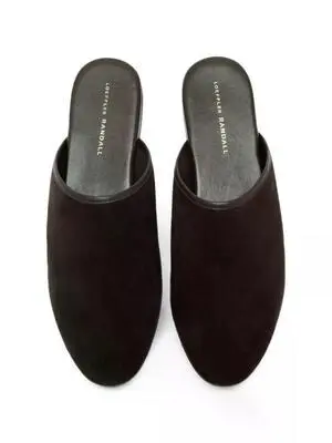 LOEFFLER RANDALL Roni Suede Mules - Brown