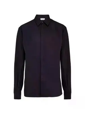 FERRAGAMO Monogram-pattern Cotton Shirt