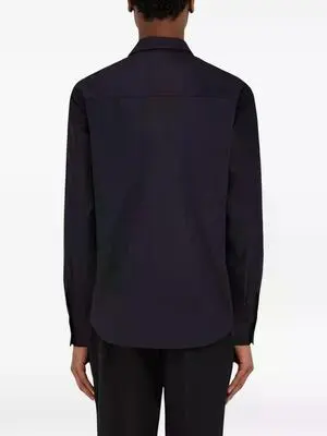 FERRAGAMO Monogram-pattern Cotton Shirt