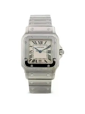 Cartier 2000 Santos 41mm Watch - Neutrals